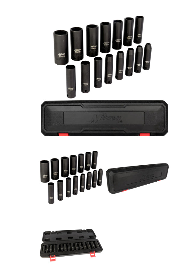 Impact Socket Sets – Milton Brands